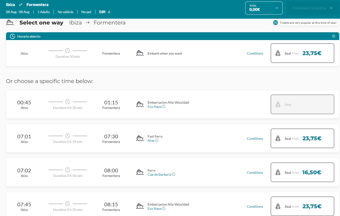 Ibiza To Formentera Ferry Ultimate Guide - Dave In Spain