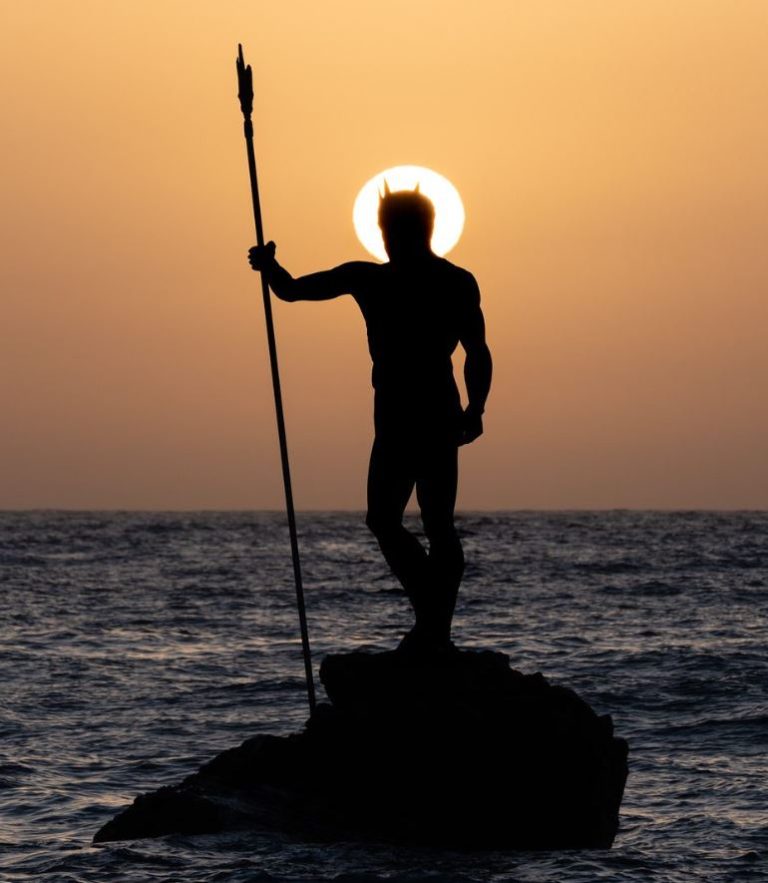 Statue Of Poseidon Spain - Dave In Spain